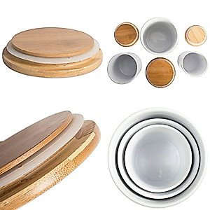 DII Kitchen Accessories Collection Ceramic, Canister Set, 4.5 Cup/3 Cup/1.25 Cup, White Marble