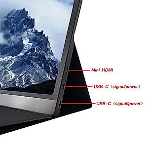 1080P HD Display 15.6-inch IPS Portable Display, Cell Phone/Computer/Game Machine External Expansion Screen