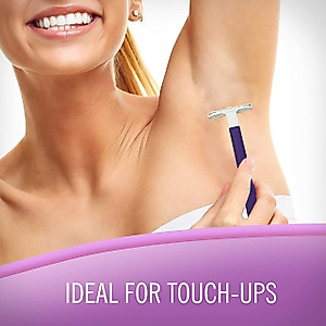 Schick ST2 for Women Sensitive Skin Disposable Razor, 12 Count (Pack of 2)