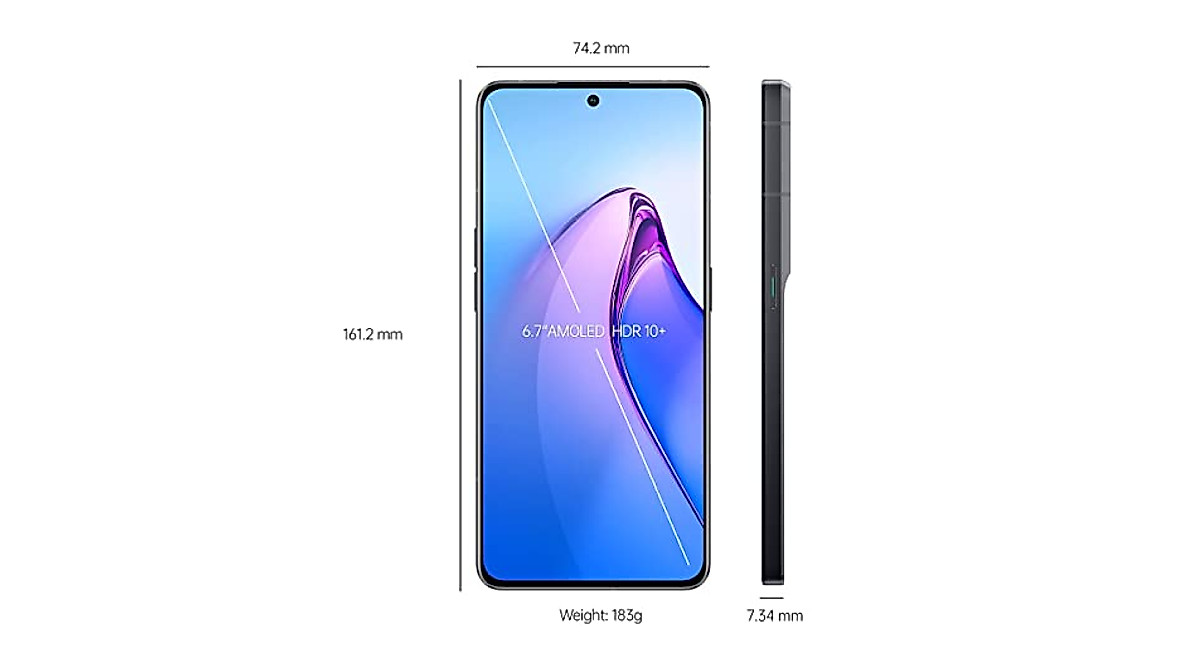 OPPO Reno 8 Pro: Dual-SIM 5G Smartphone, 256GB ROM
