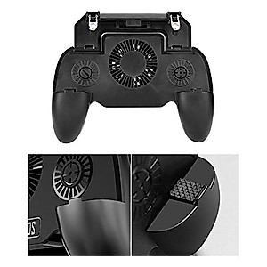Zyyini Smart Phone Holder Handle, Stretchable Mobile Game Controller with Triangular Support, Phone Game Mobile Trigger Joystick Suitable for Phones up to 6.6 inches