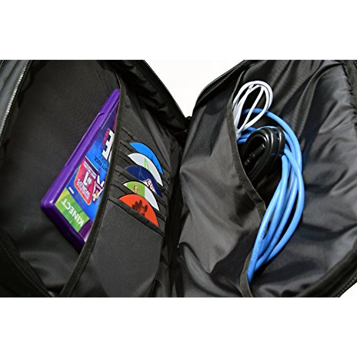 Rolling Universal Gaming Backpack for Xbox One X/S/Playstation 4 Slim/PS4/XB1/XB360/PS3