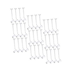 SEWACC 100 Pairs Plastic Earring Backs Locking Plugs Stoppers DIY Earring Accessories for Jewelry Making
