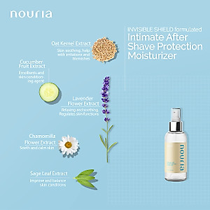 IntiMD Coochy Plus HydroLock Moisturizing + 3-Steps Kit Intimate Shave Gift Set Nouria Pre-Shave Elixir Oil + Coochy Plus Shave Cream + Coochy Plus After Shave Protection Mist (Set of 3, Sweet Diva)