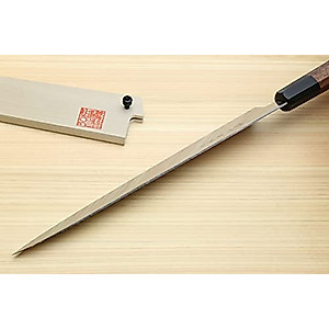 YOSHIHIRO Ice Hardened High Carbon Stainless Steel Wa Sujihiki (Slicer) Japanese Sushi Sashimi Chef Knife 9.5"(240mm)