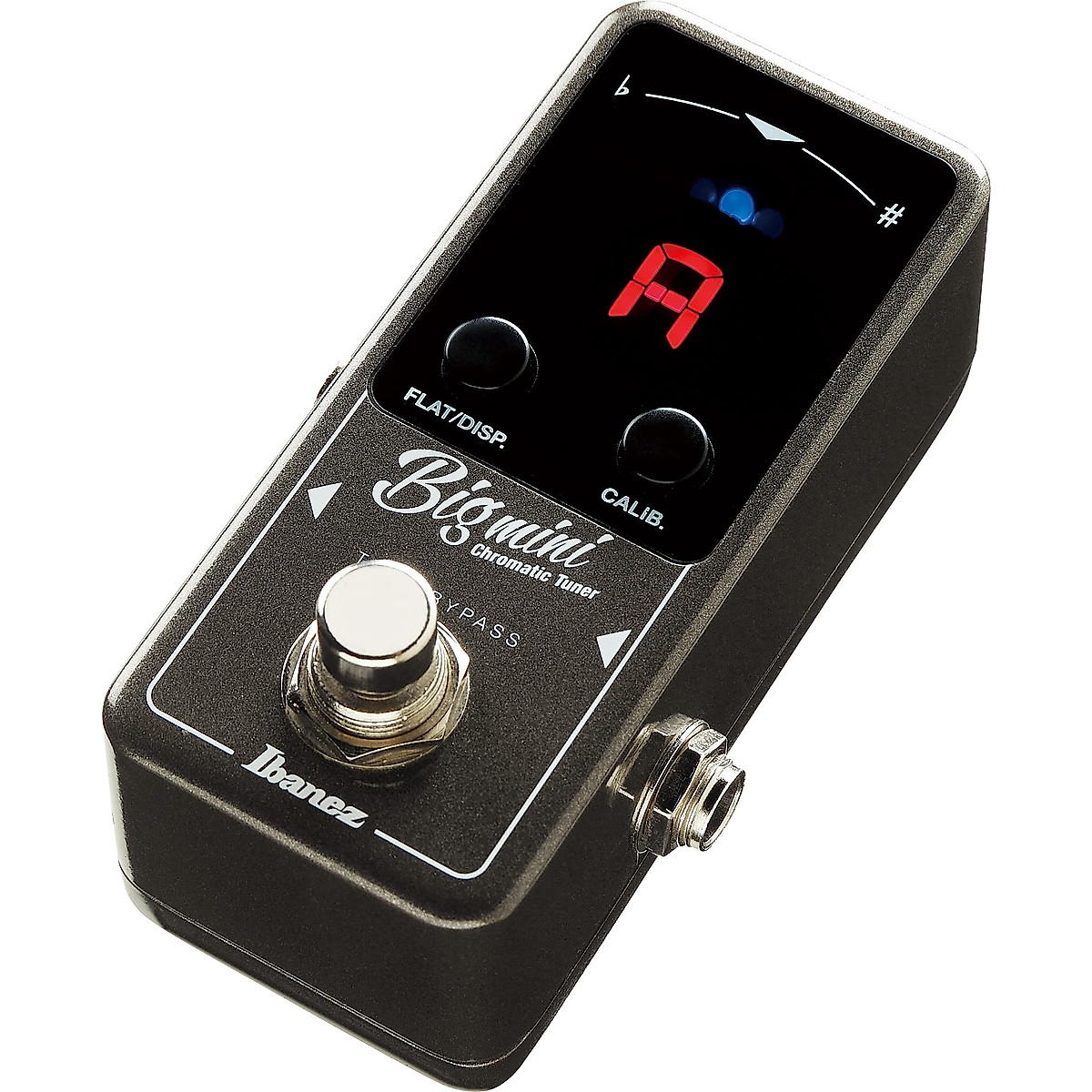 Ibanez, 1/4-Inch Right Angle Chromatic Guitar/Bass Pedal Tuner (BIGMINI)