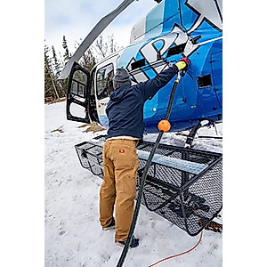 Dickies Men's Dri-Tech Temperature Regulating Wool Blended Work Crew Socks Multipack, Navy Heather (6 Pairs), Shoe Size: 6-12