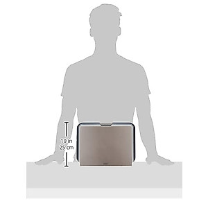 Joseph Joseph Nest Plastic Cutting Set with Storage Stand 3 Different Sized Boards, Large, Grey