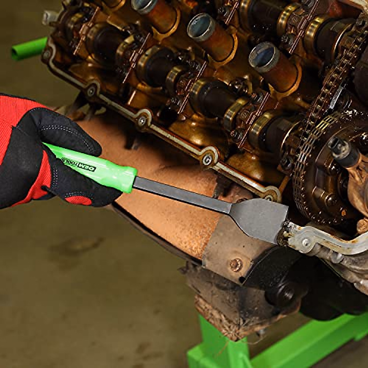 OEMTOOLS 26501 Automotive Gasket Scraper Set, 3-Piece Rust, Residue And Carbon Buildup Cleaning Blade Scraper Tool Kit, Heat-Treated Steel, 3/4", 1", 1-1/2" Blades, Sure-Grip Handle Design