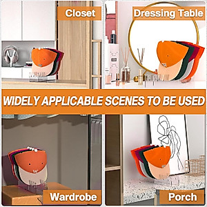 cocog Hat Organizer for Baseball Caps Display and Organizer - 2 Pack, No Install Acrylic Hat Holder for 14 Baseball Caps for Bedroom, Closet, Dresser