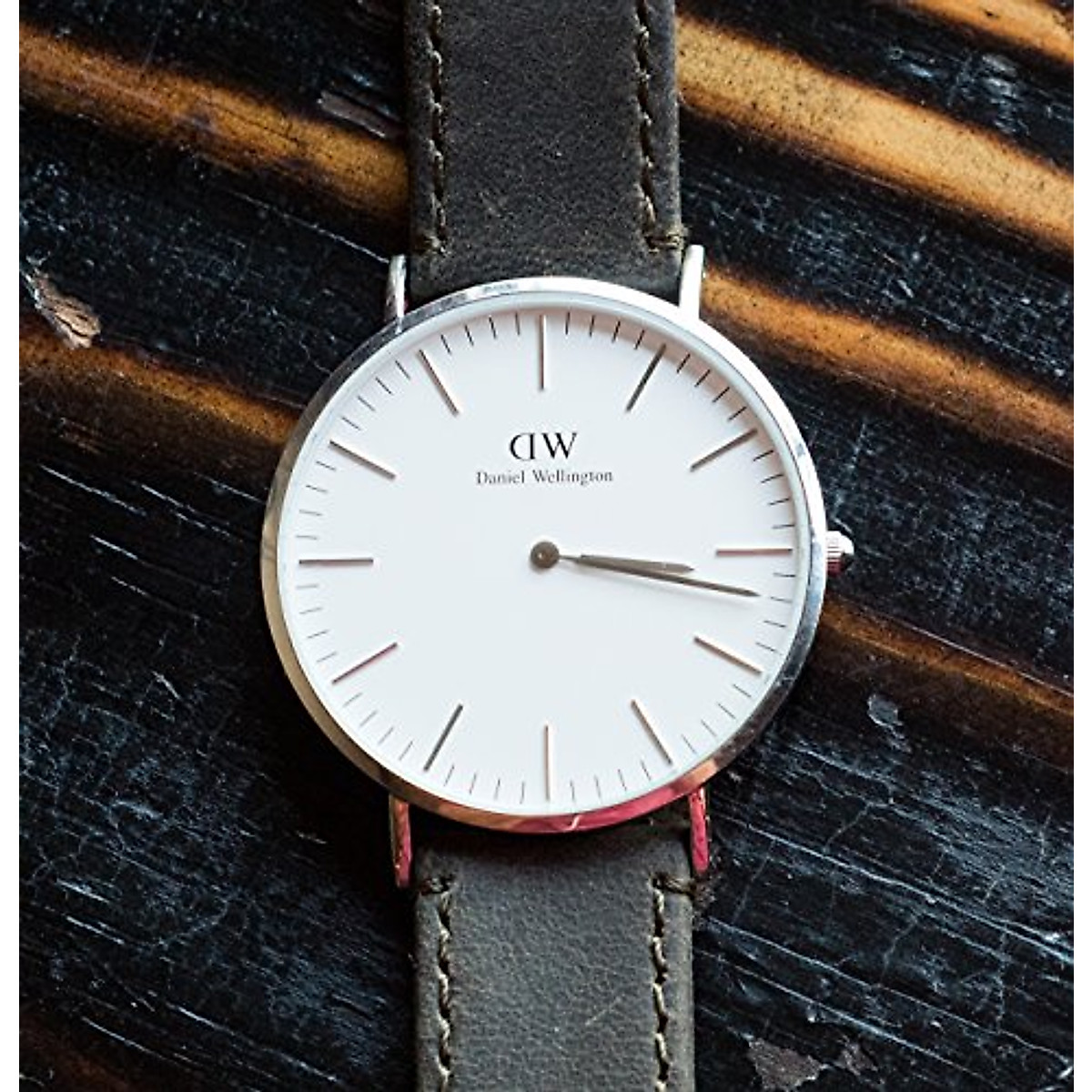 BARTON WATCH BANDS Quick Release Top Grain Leather Watch Band Strap, Espresso Leather/Espresso Stitching, 20mm