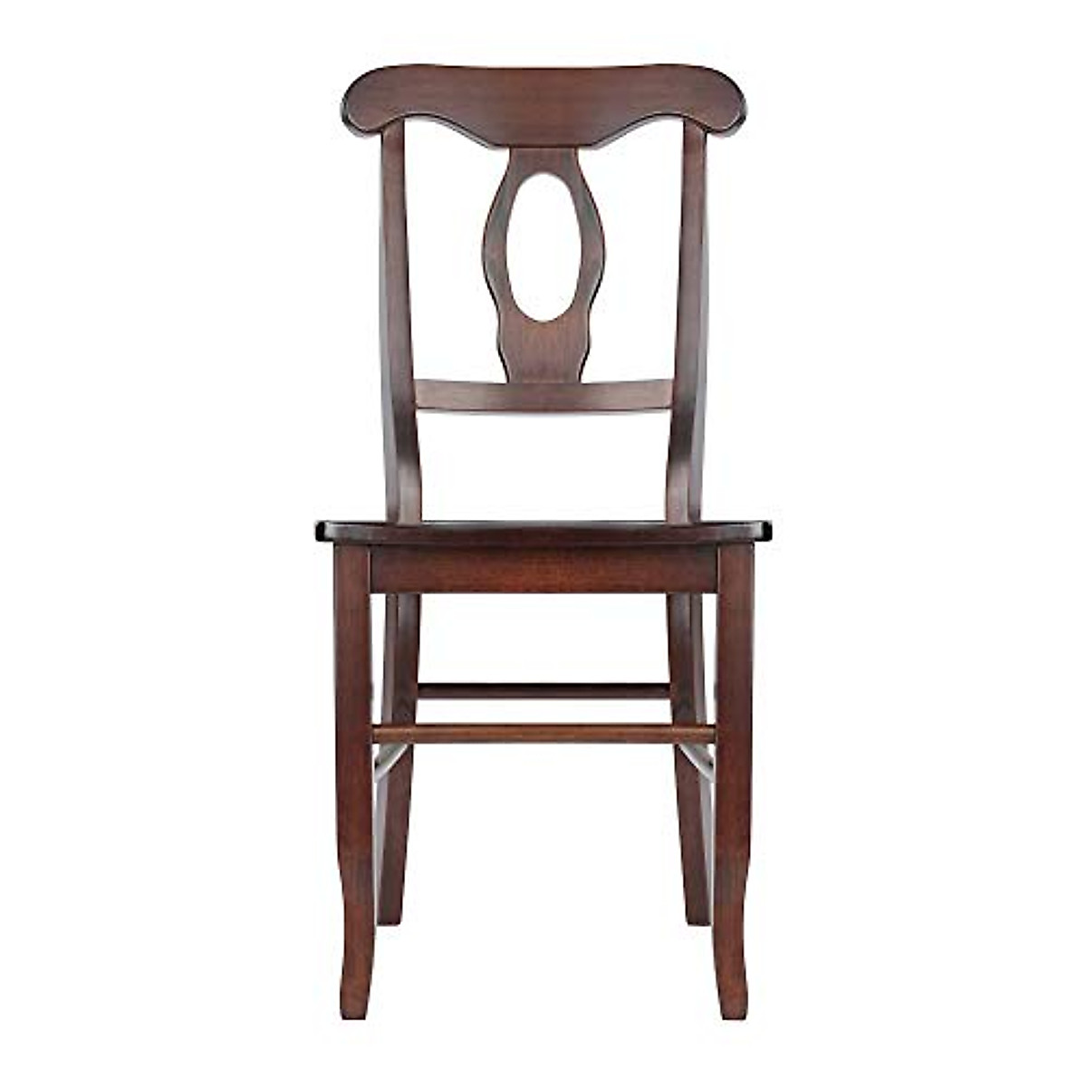 Winsome Renaissance 2-pc Dining Chair Set, Key hole back, Walnut