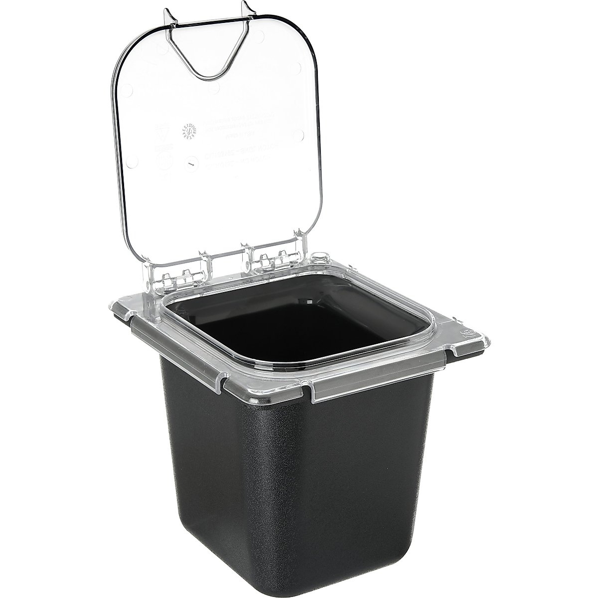 Carlisle FoodService Products CFS CM10318Z07 Coldmaster EZ Access Lid, 1/6 Size, 0.9" Height, 7" Width, 6.5" Length, Polycarbonate (PC), Clear (Pack of 2)