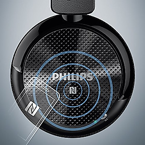 Philips SHB8750NC/27 Wireless Noise Canceling Headphones, Black
