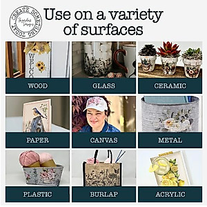 Rub on Transfers for Crafts and Furniture | 3 Design Sheets 6”x 12” | Home Decor Transfers | Furniture and Craft Decals | by Thymeless Designs (Memories of Paris)