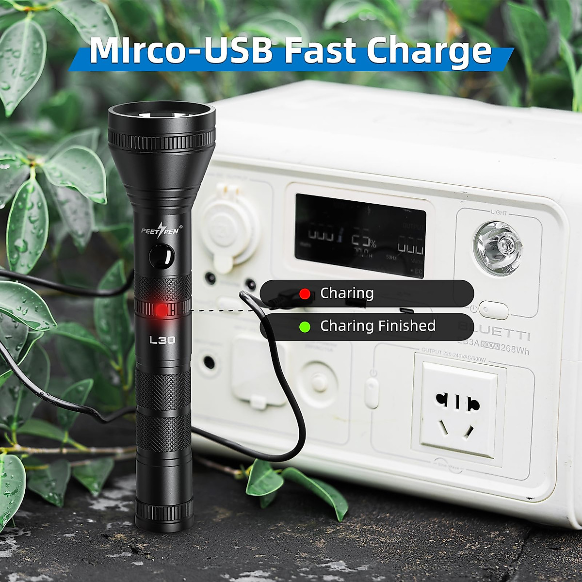 Rechargeable Flashlights 1200 High Lumens, Super Bright Handheld Flashlight, LED Tactical Flash Light with 4 Modes & Waterproof for Outdoor, Camping, Home, Emergency, Hiking, Camper Gear(2 pack）