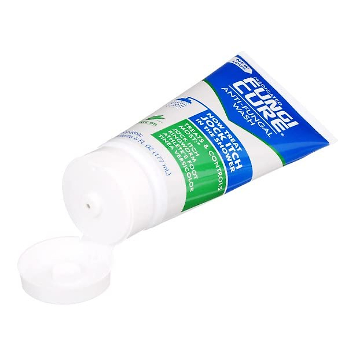 FungiCure Medicated Anti-Fungal Jock Itch Wash - Treat Jock Itch in The Shower- 6 Fl Oz (Pack of 2)