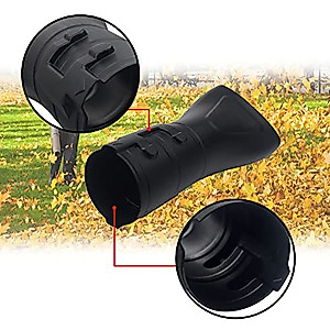 197889-6 Flat End Nozzle Attachment Compatible with Makita X2 36V, 18V Hand held Blower XBU02Z, XBU03, DUB362- Easy One-Click Installation