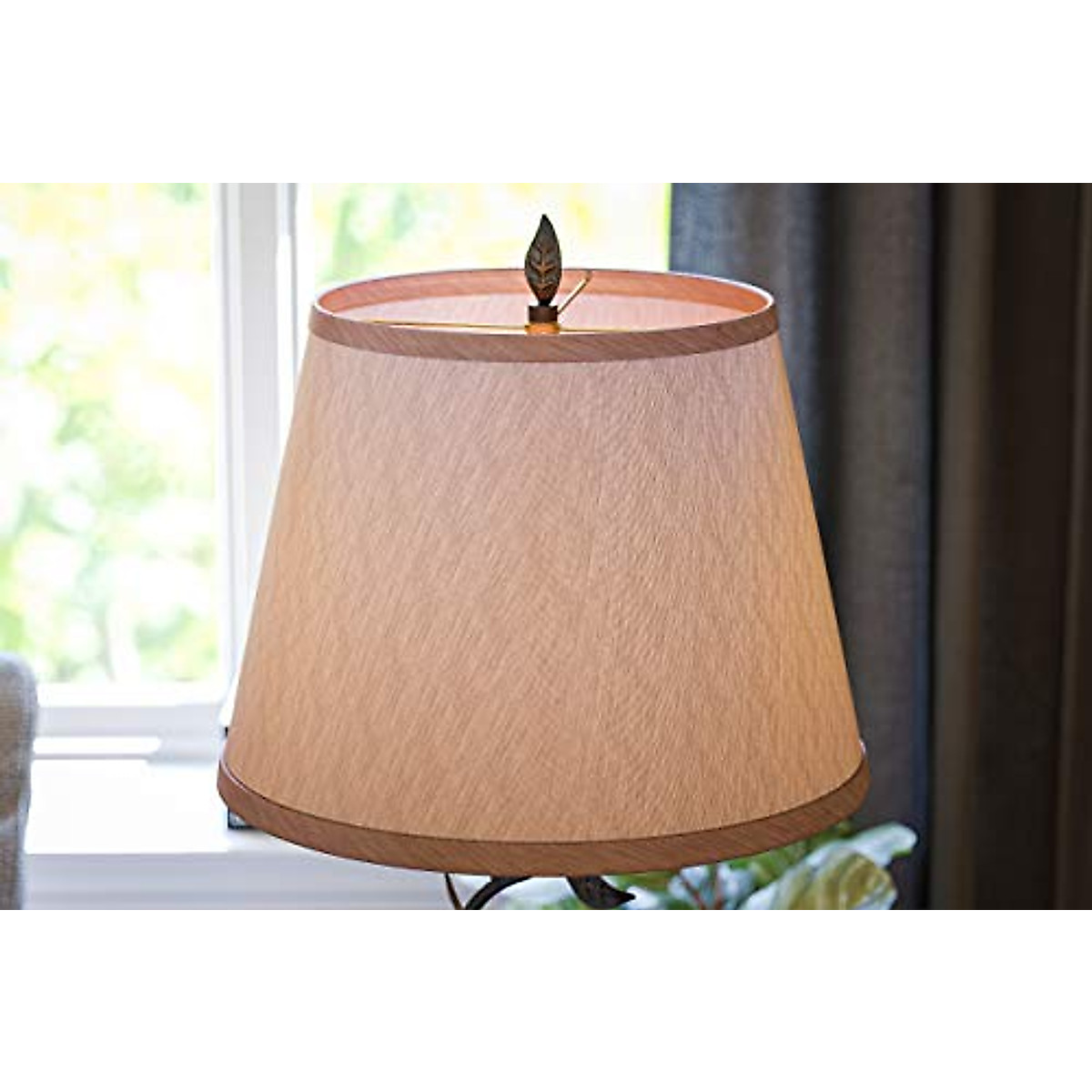 Kenroy Home 32239ORB Ashlen Table Lamp with Oil Rubbed Bronze Finish, Rustic Style, 31" Height, 15" Width, 15" Depth