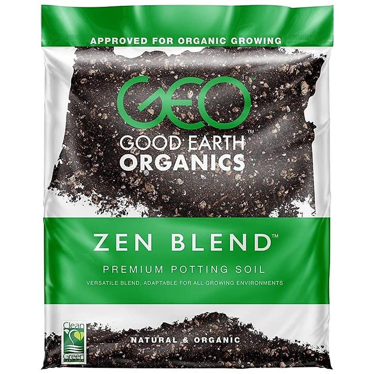 Good Earth Organics, Zen Blend Premium Potting Soil, Organic All Purpose Seed Starter Soil for Leafy Greens, Tomatoes & Other Seedlings, Seeds and Starts (2.5 Gallon)