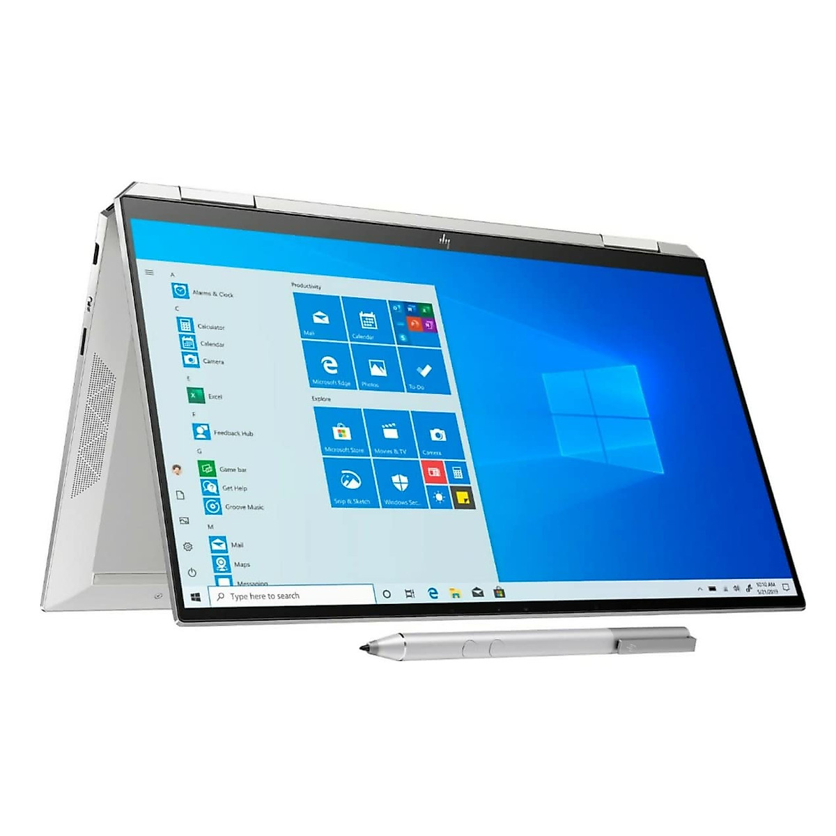 HP - Spectre x360 2-in-1 13.3" 4K Ultra HD Touch-Screen Laptop - Intel Core i5 - 8GB Memory - 256GB SSD - Natural Silver