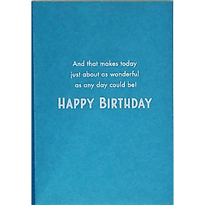 Greeting Card Son-in-Law - It's Not Just Any Day, You're Not Just Anybody - Happy Birthday