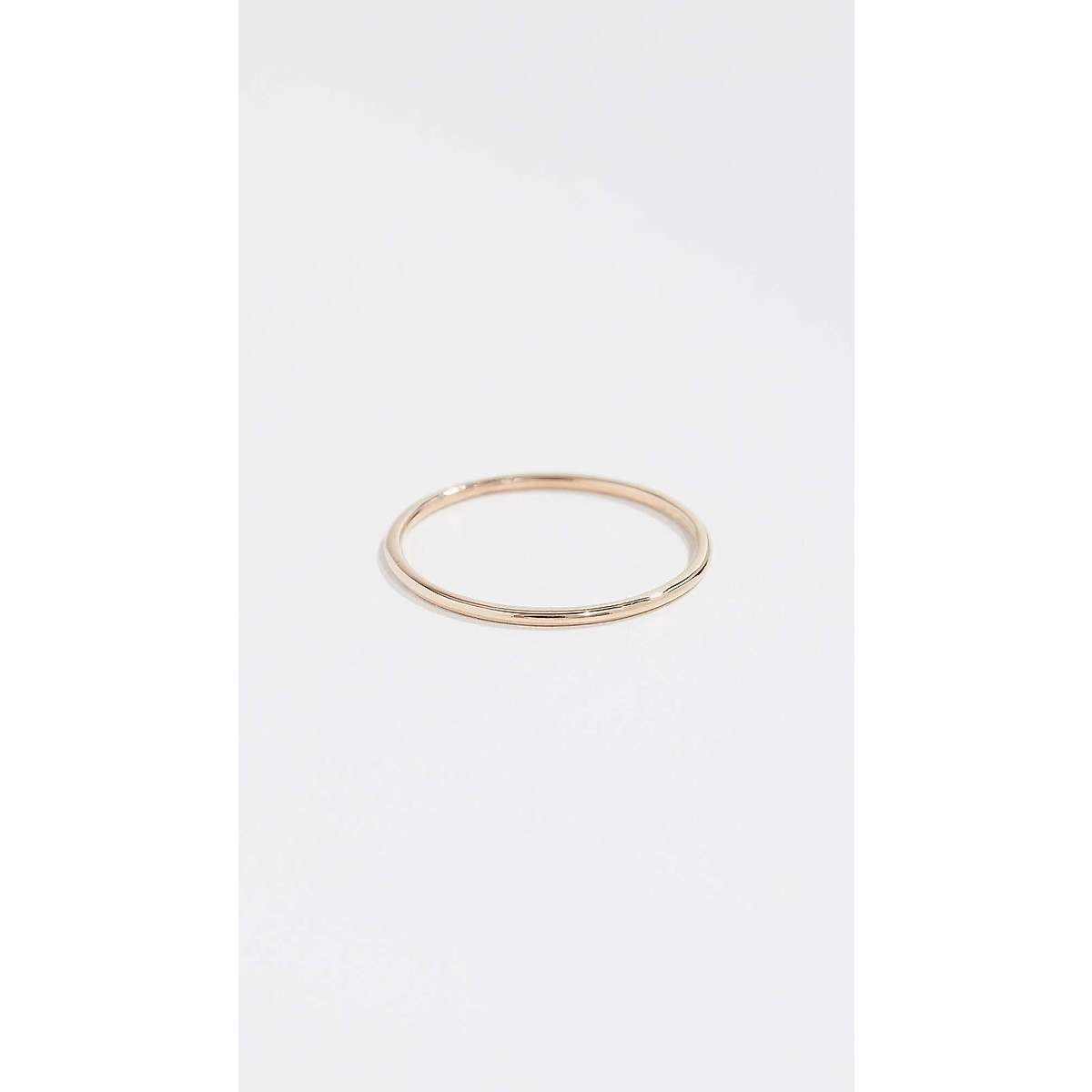 Zoe Chicco Women's 14k Gold Thin Band Ring, Yellow Gold, 7