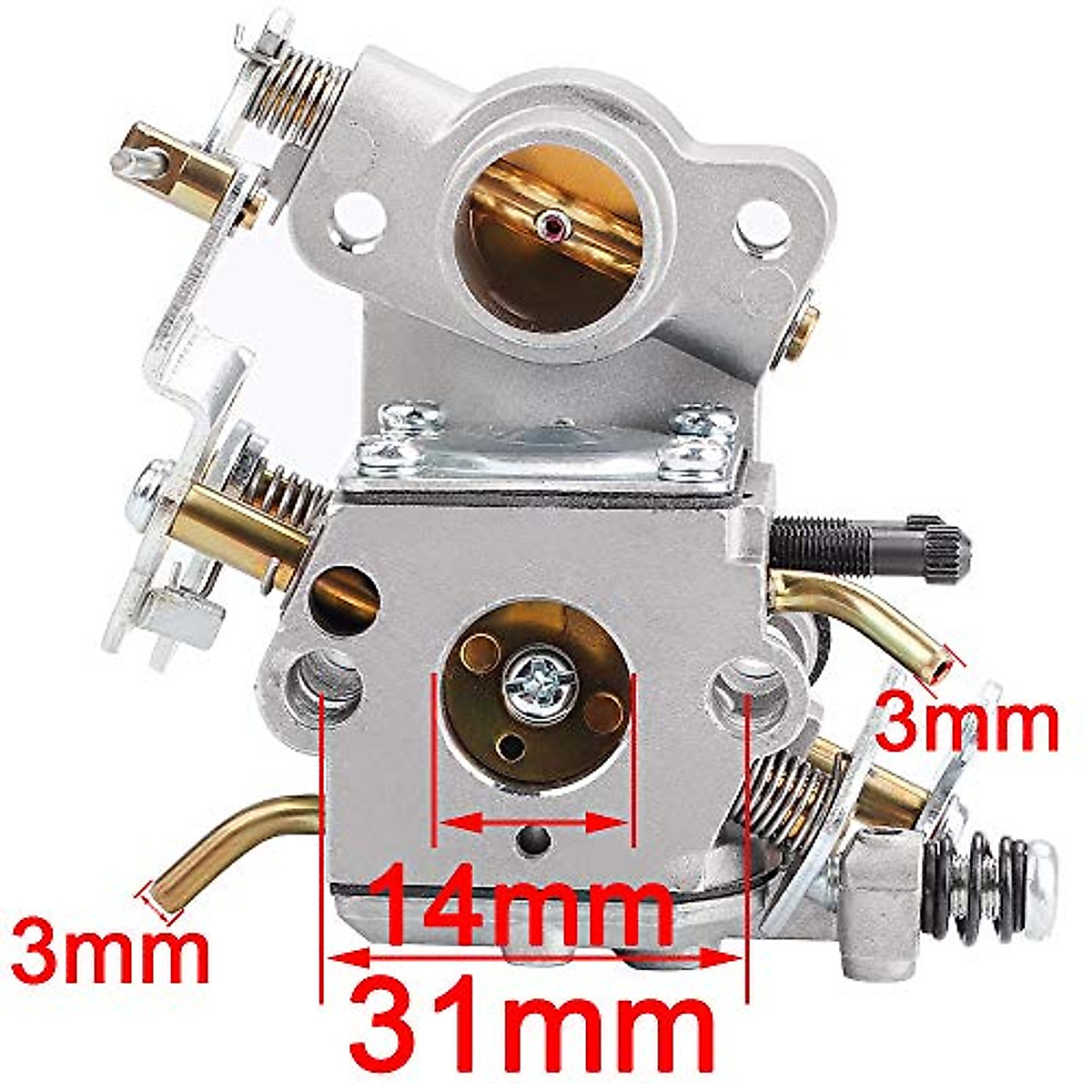 Mannial C1M-W26C 545070601 Carburetor fit Poulan Pro PP3416 PP3516 PP3816 PP4018 PP4218 PPB3416 SM4218AV PPB4018 PPB4218 S1970 Gas Chainsaw Carb