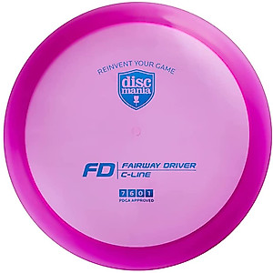 Discmania C-Line FD Disc Golf Fairway Driver – Straight Fairway Drives, Colors Will Vary (173-176g)