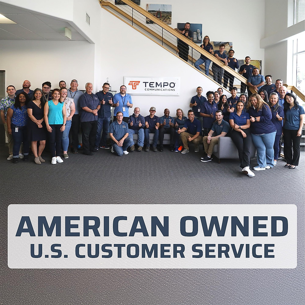 Tempo Communications TM-700 Butt Set/Lineman Telephone Test Set with LCD Display - Professional Grade (Latest Model)