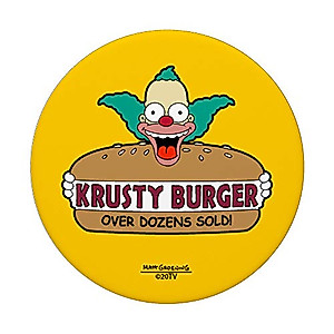 The Simpsons Krusty the Clown Burger PopSockets Swappable PopGrip