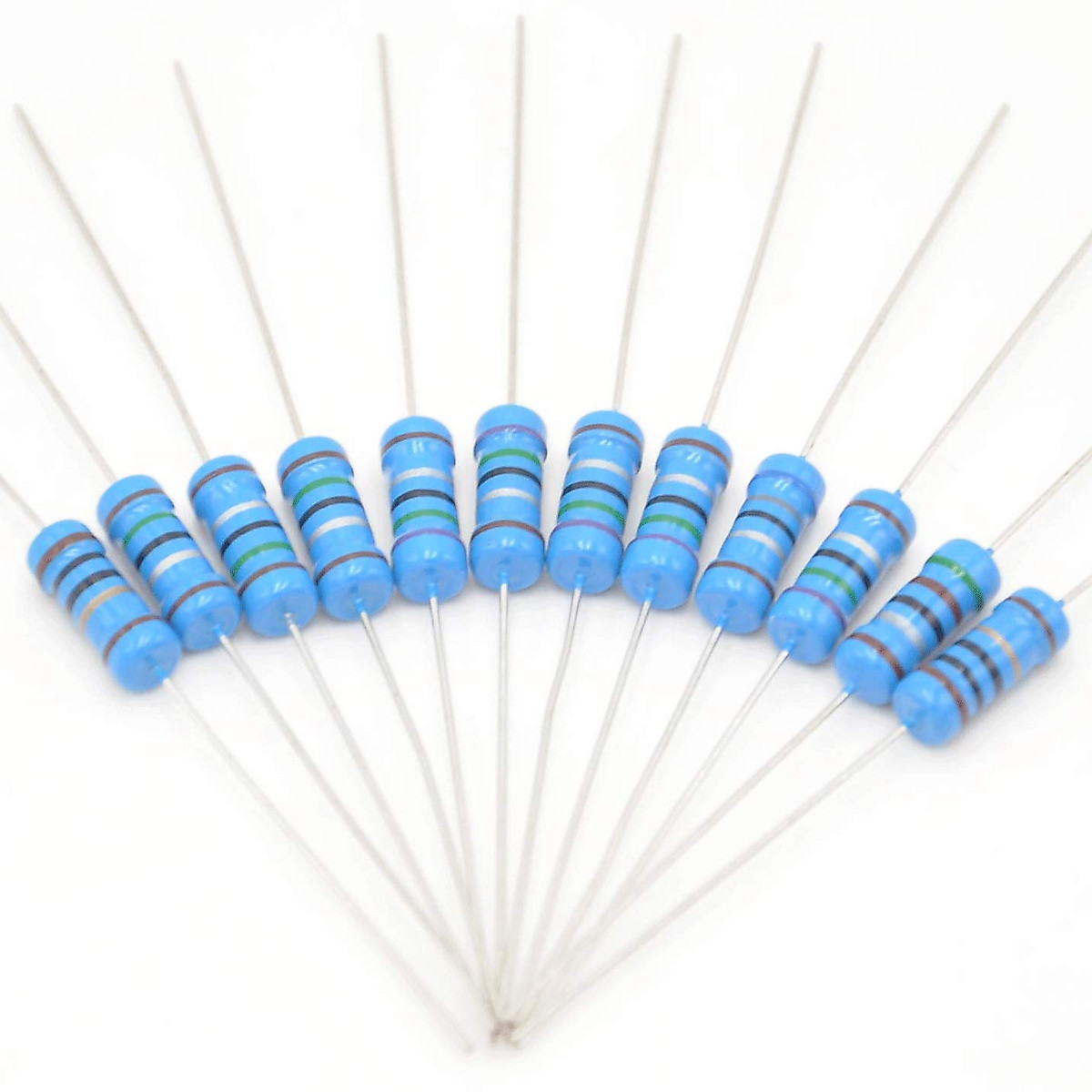 Cutequeen 1/4W 1% Metal Film Resistor Kit RoHS Compliant 25pcs/Values (31 Values)