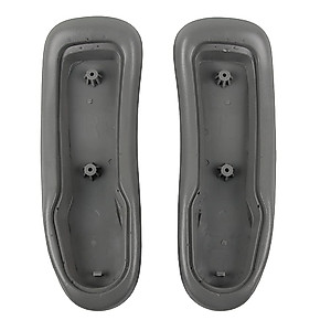 MingYi.office Vinyl Arm Pads Caps Replacement for Herman Miller Classic Aeron Office Chair Smoke Color