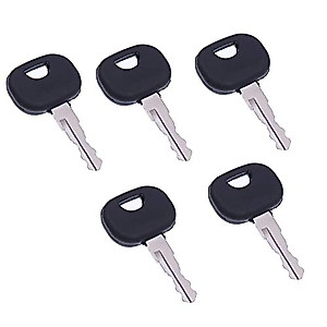5PCS 14603 8U-9569 05755125 940451 8035807 Key for Volvo Certain Mini Excavators & Mini Loaders Bobcat V Series Versahandler Forklifts Caterpillar 213 214 Euro Excavators