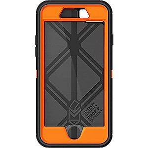 OtterBox Defender Series Case for iPhone SE (3rd & 2nd Gen) & iPhone 8/7 (Only - Not Plus) - Holster Clip Included - Non-Retail Packaging - Realtree Max 5HD (Blaze Orange/Black/Max 5 Design)