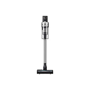 Samsung Jet 90 Cordless Stick Vacuum Long Lasting Battery and 200 Air Watt Suction Power, Complete with Telescopic Pipe, Titan Silver