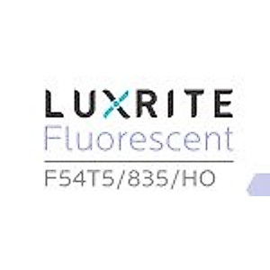 LUXRITE LR20775 (4-Pack) F54T5/835/HO 54-Watt 4 FT T5 High Output Fluorescent Tube Light Bulb, Natural 3500K, 4200 Lumens, G5 Mini Bi-Pin Base