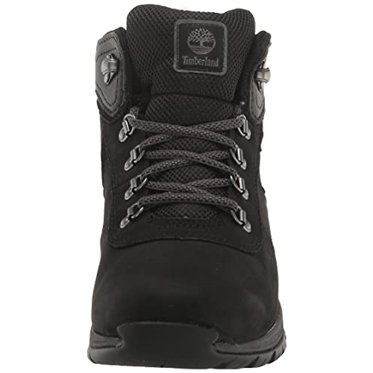 Timberland womens Mt. Maddsen Mid Leather Waterproof Hiker Hiking Boot, Black Nubuck, 8 US