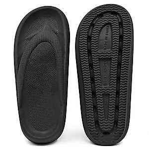 KIJUKI Flip Flops for Women Men Pillow Soft Slides Sandals Cushion Beach Flip Flops EVA Comfy Bath Spa Walking Sandals