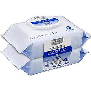 Equate Original Clean Facial Cleansing Towelettes 120 Total (compare to Pond's Original Fresh) 60 Ct Twin Pack packaging may vary