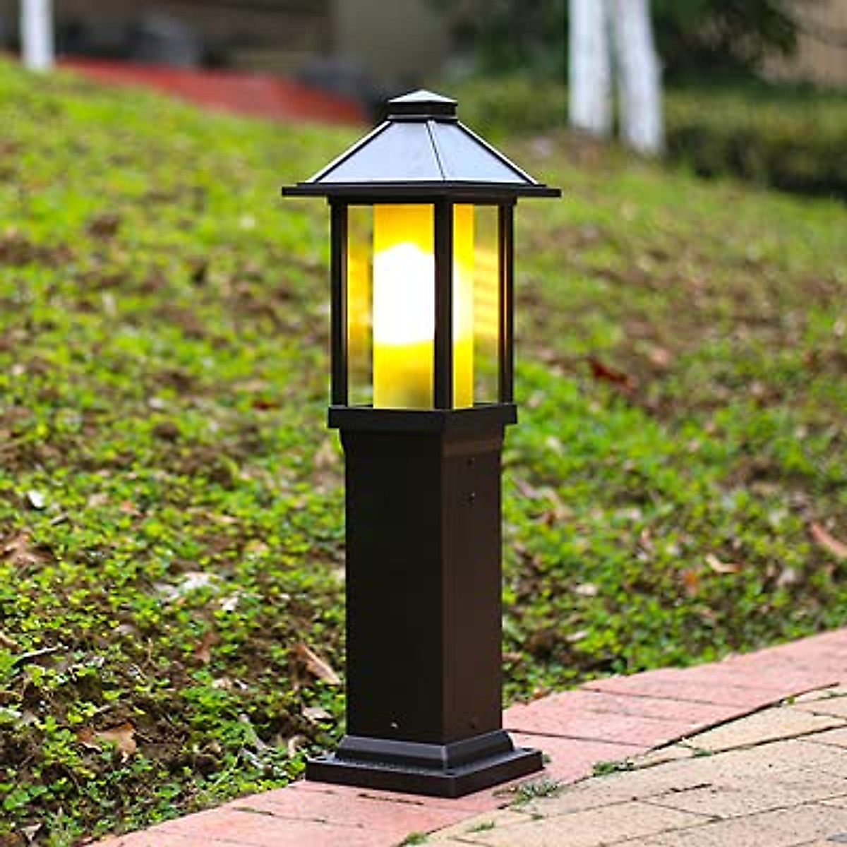 Enlylyog Fashion Retro Home Garden Lawn Lamp Garden Lawn Lamp Community Landscape Lamp Outdoor Waterproof Street Lamp Outdoor Garden Lamp