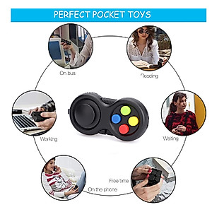 Handheld Fidget Gadget Toy Set Dragon Fidget Hand Spinners,Fidget Infinity Cube,Fidget Pad, Hammer Fidgit Spinners Fidget Chain Goody Bag Filler Party Favors Supplies Gift for Teen Kids Adults