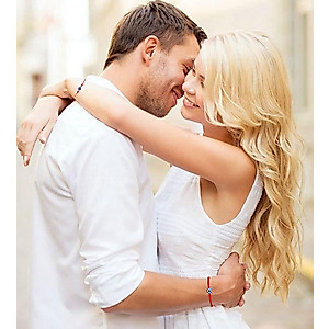 SONNYX 16 Set Evil Eye String Kabbalah Bracelets 8 Knots Bracelets Adjustable Red Rope Cord Thread Braided Bracelet Protection Luck Amulet Wish Bracelet Ancient Friendship Charm for Women Men