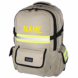 Fully Involved Stitching Firefighter Personalized Backpack