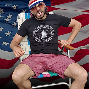 SCOBAR Space Force T-Shirt (Vintage Black, XX-Large)