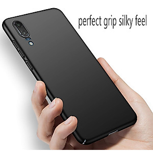 Case Compatible for Huawei P20 Case [Slim Protective] [Protect from Shock/Scratch/Drop/Marks] [Premium PC Plastic] Minimalist Hard Cover for Huawei P20 (Black)