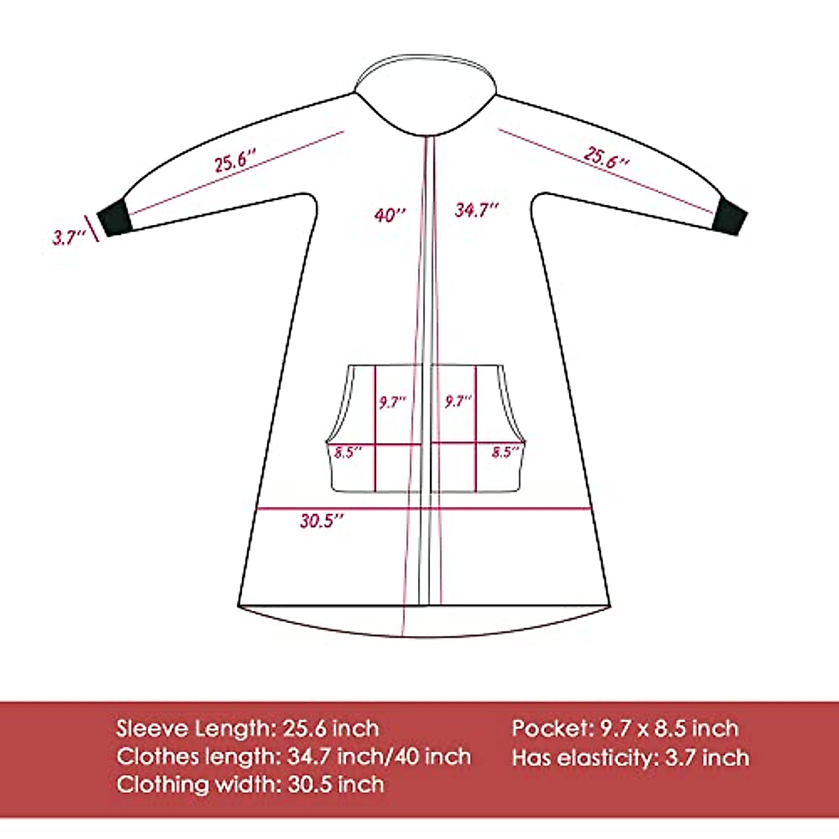 Marquess Oversized Wearable Blanket Microfiber & Sherpa Hoodie For Men/Woman | Soft Warm Fleece Hooded Blanket Sweatshirt with Large Pockets, One Size Fits All (BROWN&GREEN)