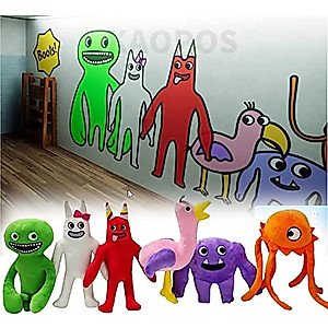 kaopos 6pcs Garten of banban Plush,Garten of banban Soft Stuffed Animal Plushies Toy for Kids Gift