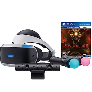 Sony PlayStation VR Rush of Blood Starter Bundle 4 items:VR Headset,Move Controller,PlayStation Camera Motion Sensor, PSVR Until Dawn: Rush of Blood [video game]