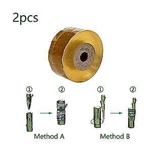 Curqia 2 Rolls Plant Grafting Tapes for Citrus Trees/Apple Trees/Flat Peach Trees